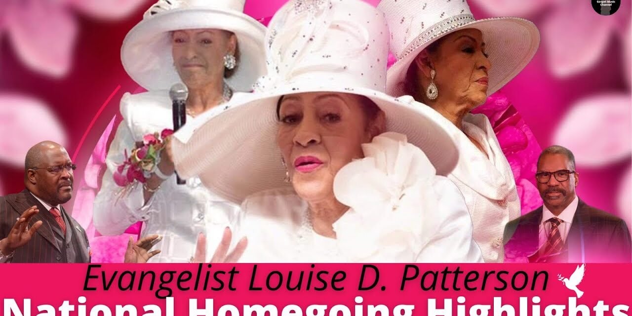 Membros do COGIC lembram da Evangelista Louise D. Patterson - PORTAL ...
